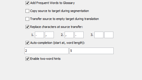 Using auto-completion - CafeTran Help